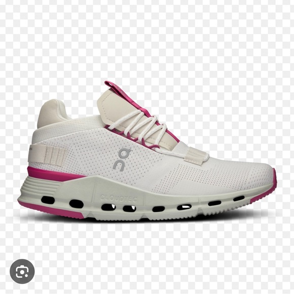 On Running | Shoes | On Cloud Cloudnova White And Hot Pink | Poshmark